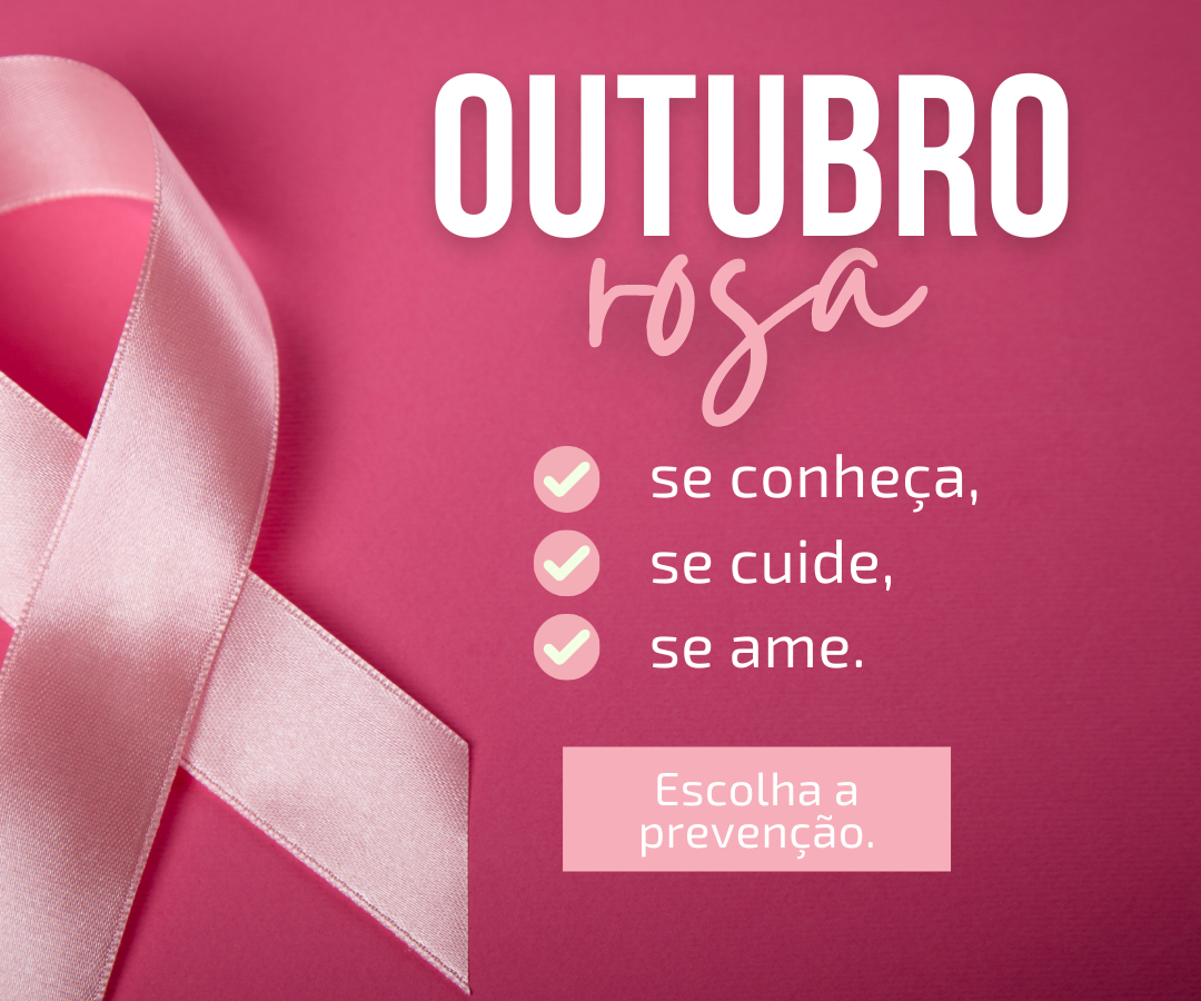 Outubro Rosa: Mês de prevenção do câncer de mama e de colo do útero ...