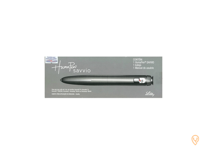 Bula do Humapen Savvio Caneta Aplicadora De Insulinas Cinza | CliniGuia