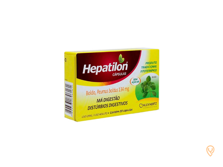 Bula do Hepatilon 20 Cápsulas | CliniGuia