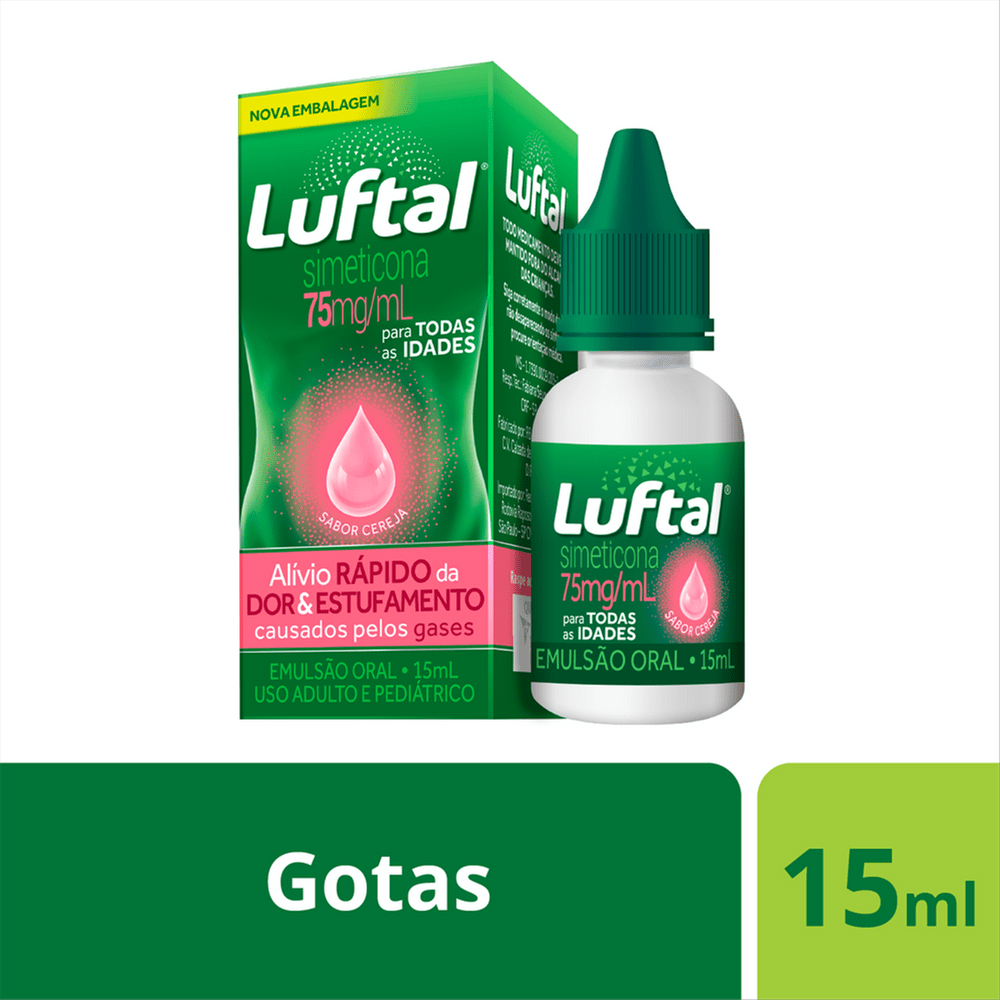 Bula do Luftal Gt 15ml | CliniGuia