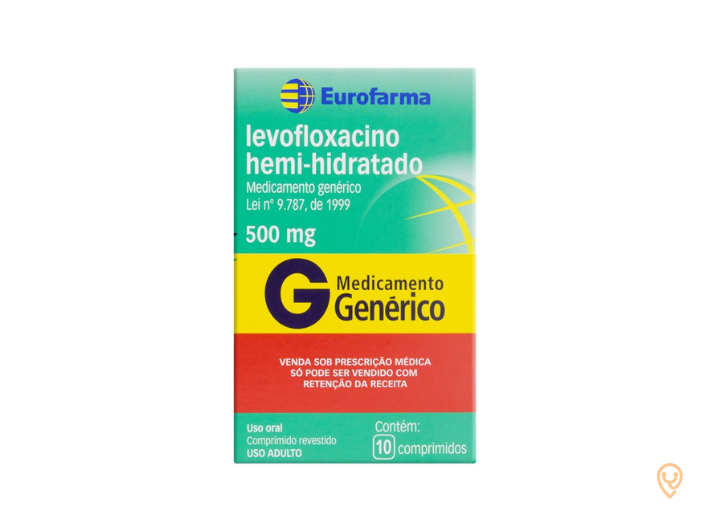 Bula do Levofloxacino Hemiidratado 500mg Cx 10 Comp Rev | CliniGuia