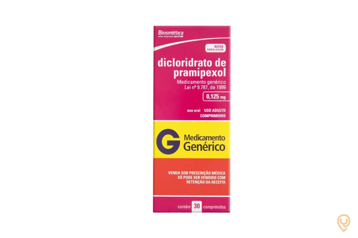 Bula do Dicloridrato De Pramipexol 0,125 Mg Com 30 Comprimidos | CliniGuia