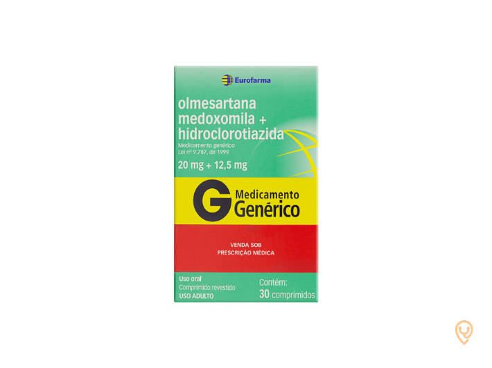 Bula do Olmesartana Medoxomila E Hidroclorotiazida 40 E 25mg C 30 ...