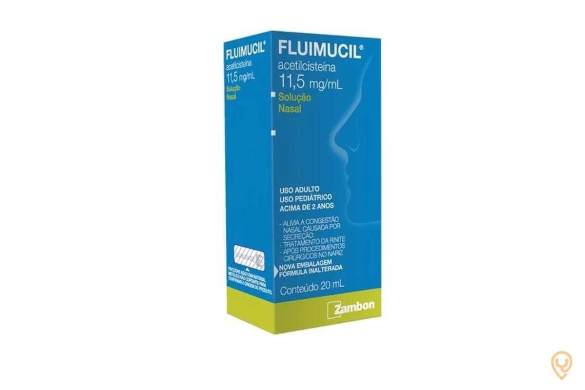Bula do Fluimucil Spray Nasal 11,5mg 20ml | CliniGuia