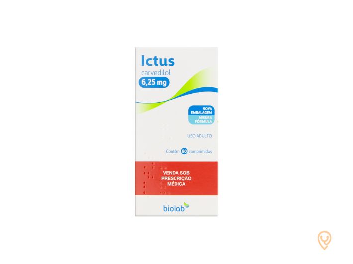 Bula do Ictus 6,25mg 60 Comprimidos | CliniGuia