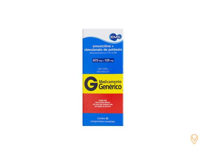 Bula do Amoxicilina + Clavulanato De Potássio 875/125mg 20 Comprimidos ...