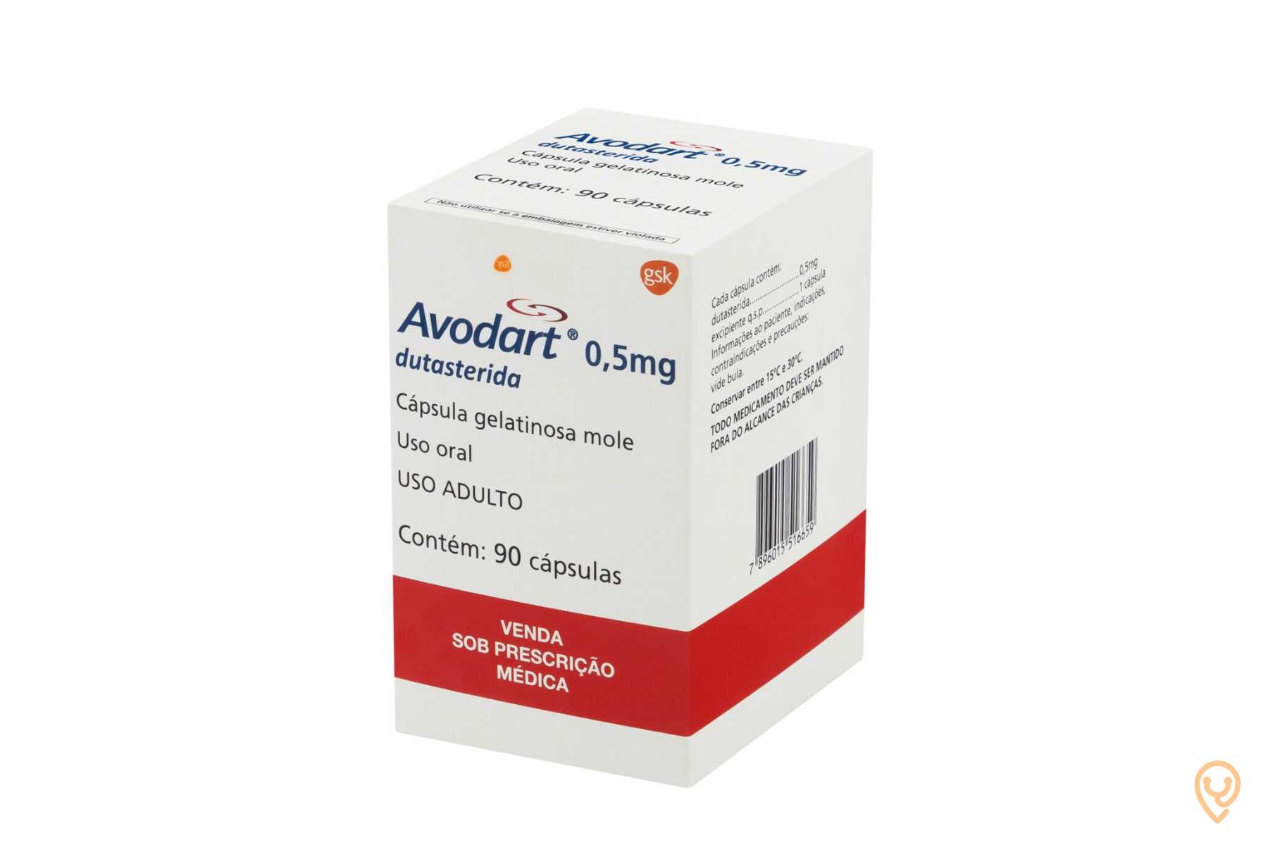 Bula do Avodart 0,5mg C 90 Cápsulas | CliniGuia