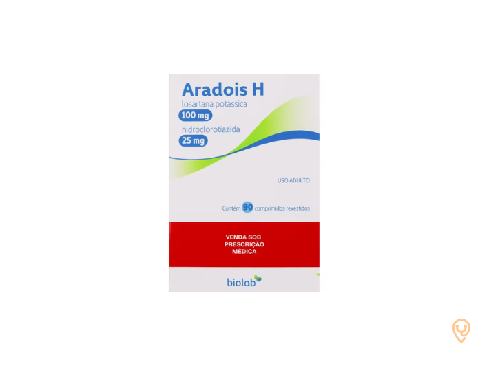 Bula do Aradois H 100/25mg 30 Comprimidos | CliniGuia
