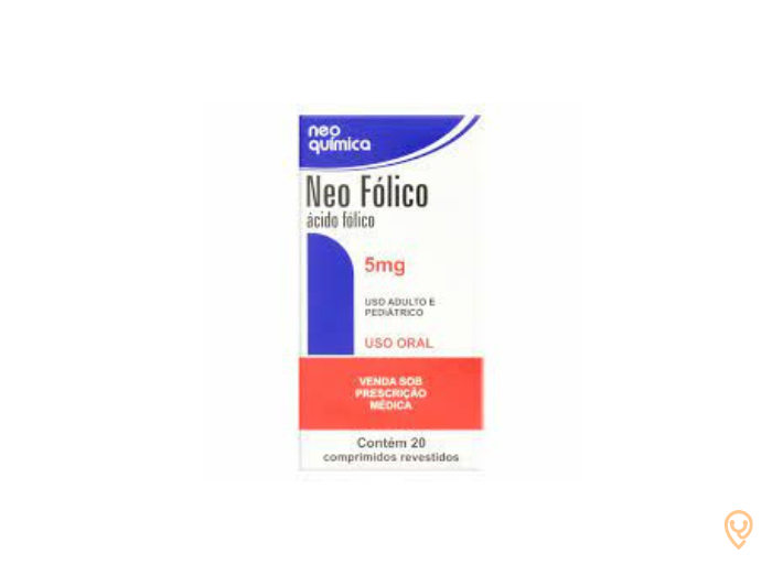 Bula do Neo Folico 5mg 20 Comprimidos | CliniGuia
