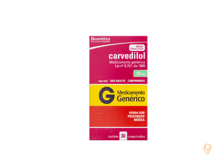 Bula do Cardilol 25mg 30 Comprimidos | CliniGuia