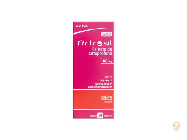 Bula do Artrosil 160mg 20 Capsulas | CliniGuia