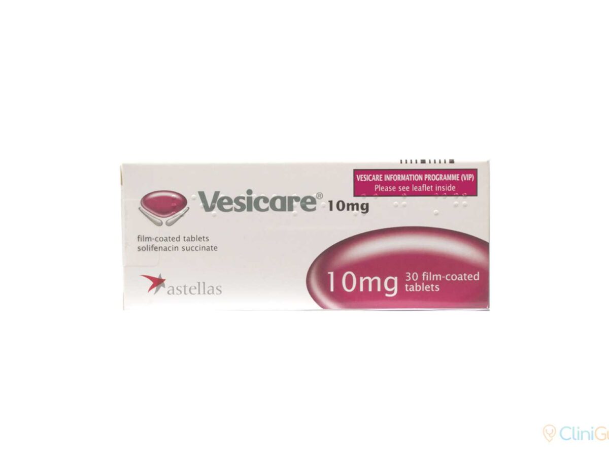 Bula do Vesicare 10mg C 10 Comprimidos | CliniGuia
