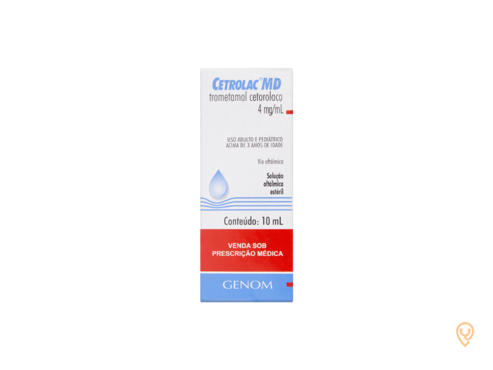 Bula do Cetrolac Md 4mg Colírio 10ml | CliniGuia