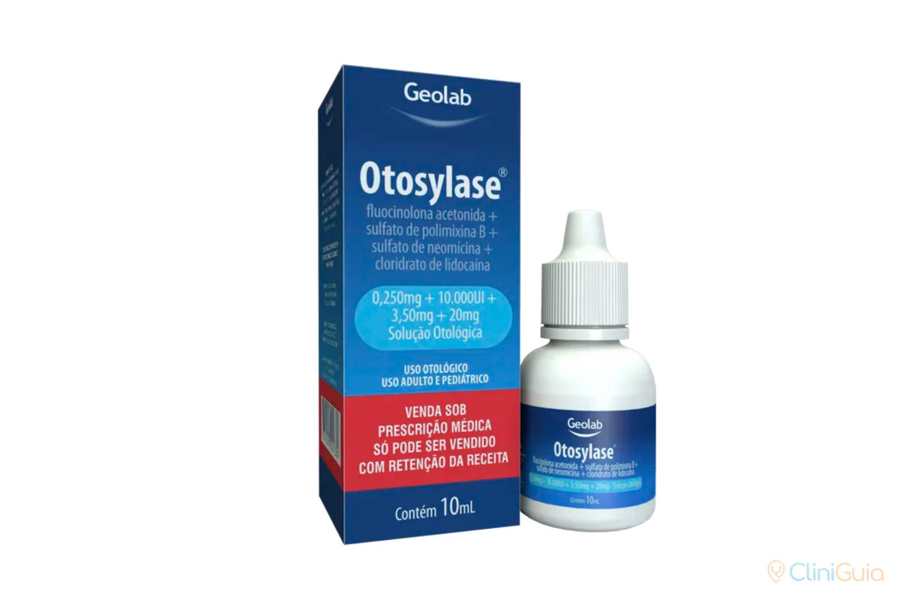 Bula do Otosylase Sol Otol 10ml Geolab * | CliniGuia