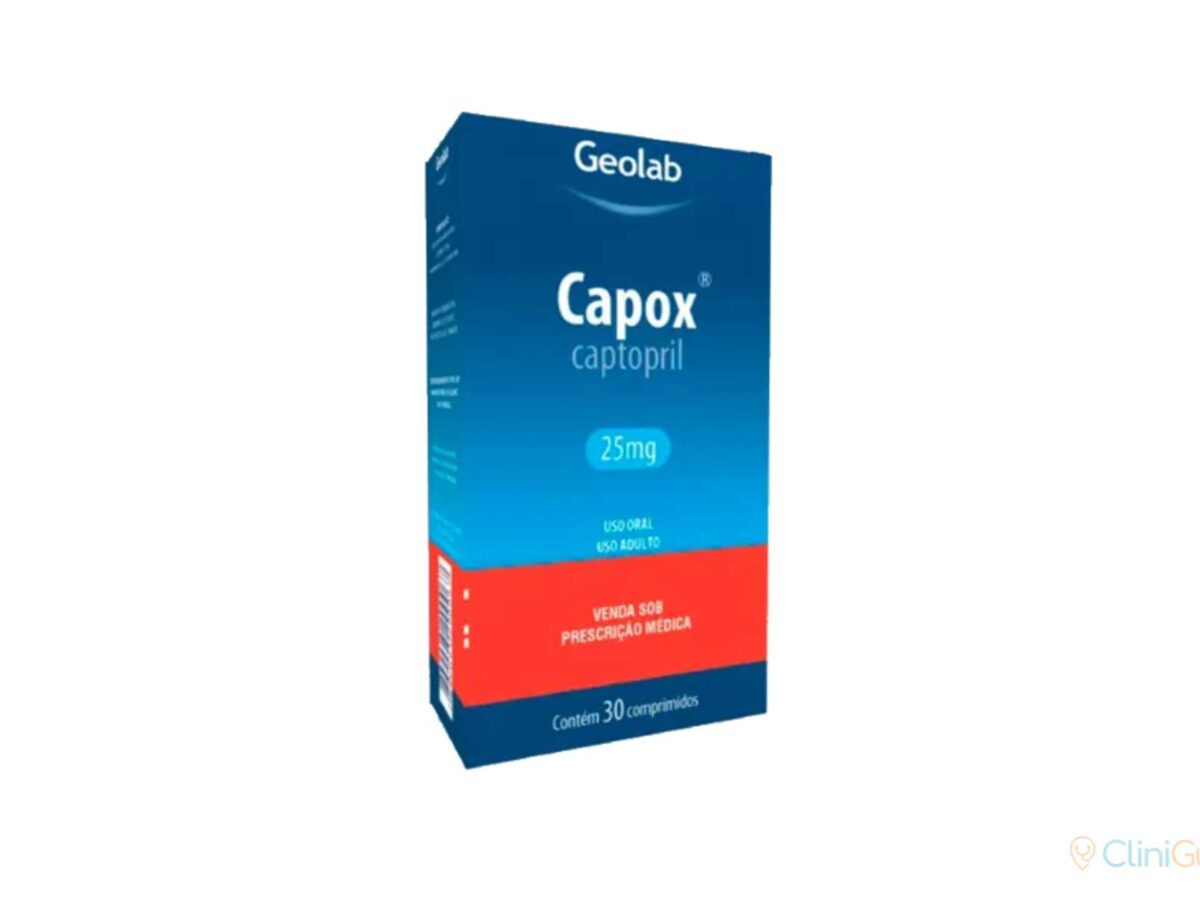 Bula do Capox 25mg 30 Comprimidos | CliniGuia