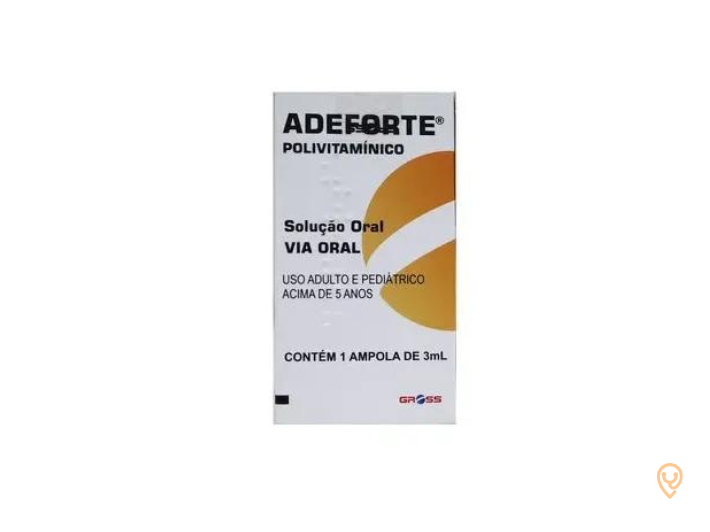 Bula do Adeforte 1x3ml | CliniGuia