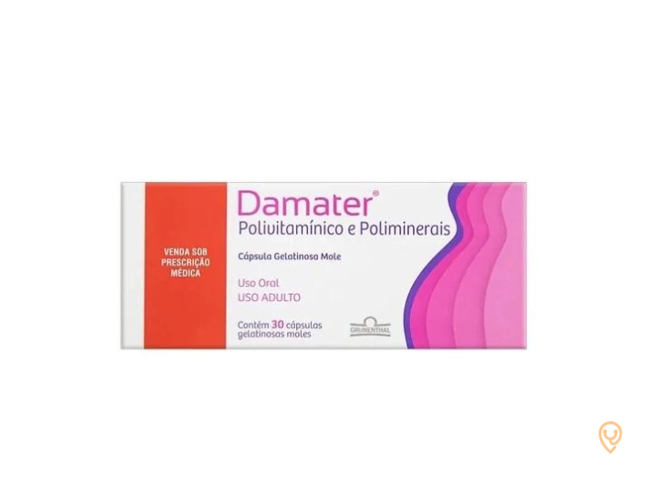 Bula do Damater 30 capsulas | CliniGuia