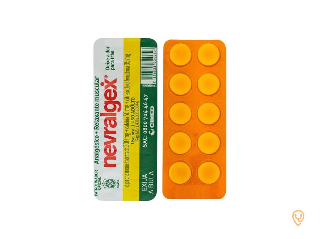 Bula do Nevralgex Envelope Com 10 Comprimidos Cimed | CliniGuia
